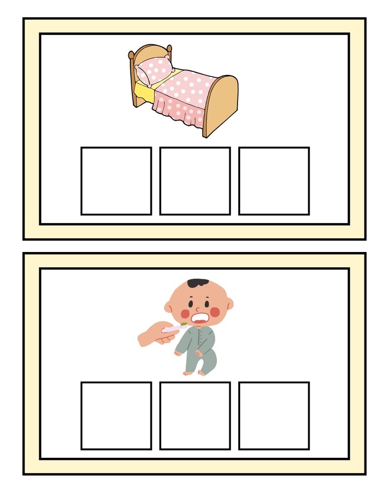 Phonics CVC Word Flashcards Three Letter Words Cards, Learning to Read ...