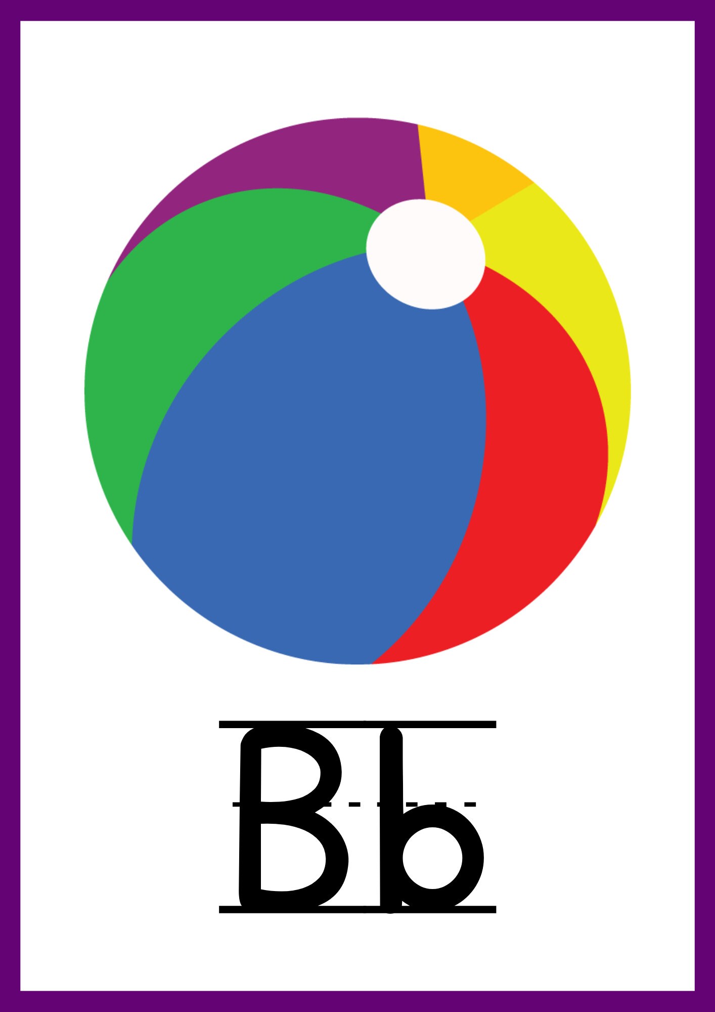 Colorful Alphabet Flash Cards Alphabet Posters, Large Format for ...