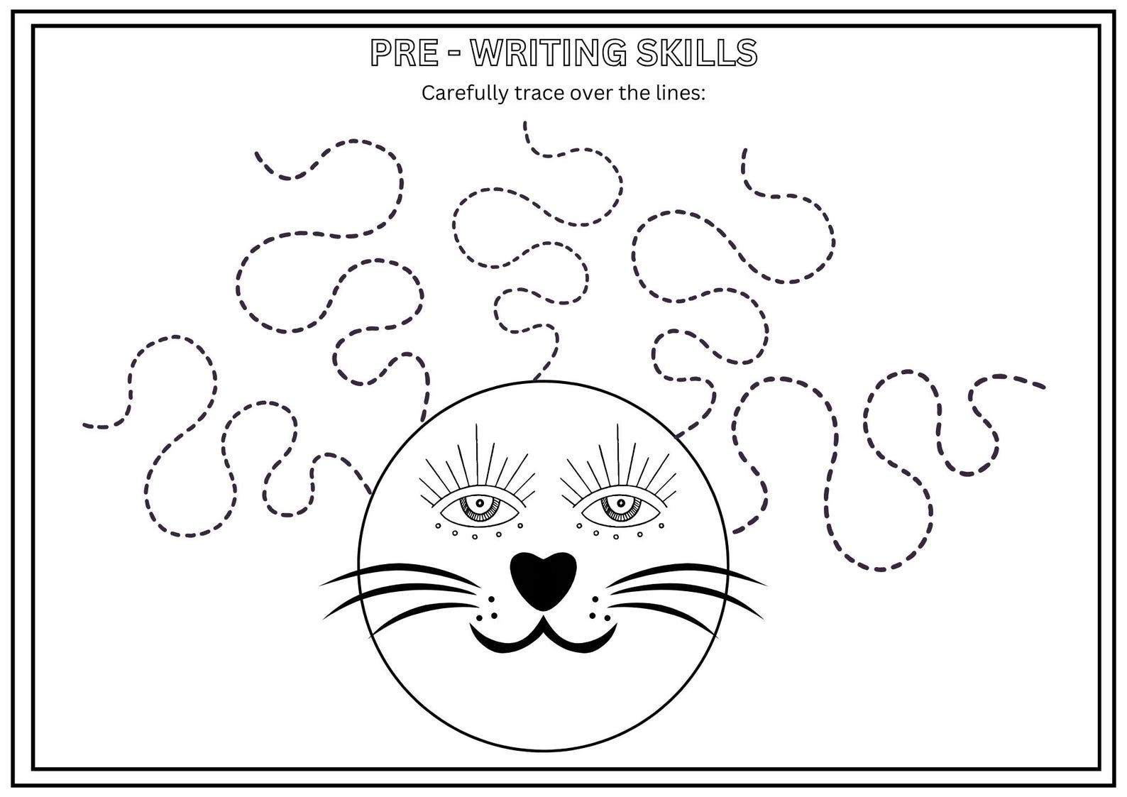 Preschool Tracing, Pre-writing Skills, Educational Activity Book ...