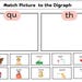 Phonics Digraph Worksheets, Digraph Matching Activity, Phonics Cut and ...