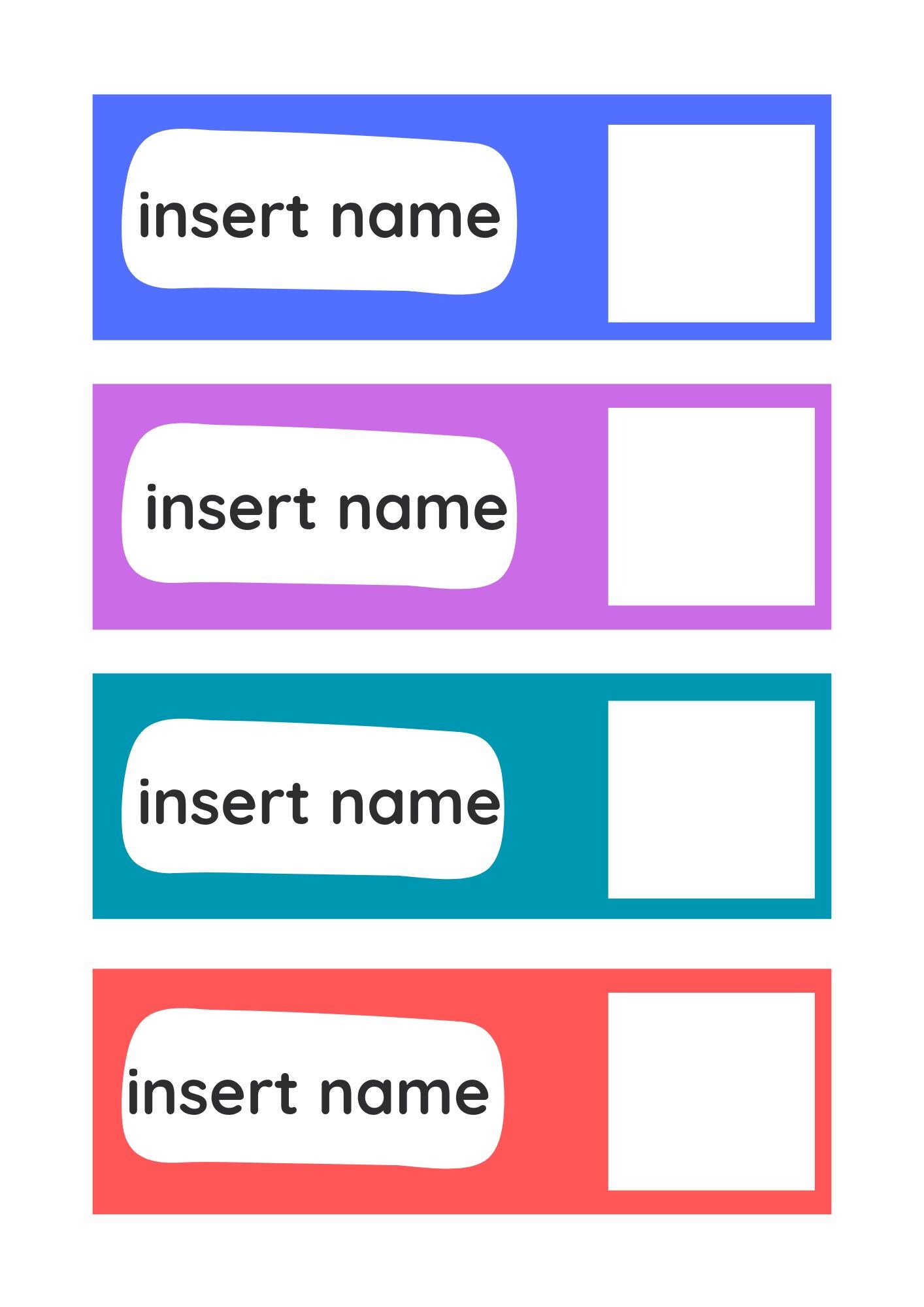 Printable Student Name & Photo Labels: Editable Classroom Organization ...