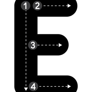 Vehicle Alphabet Tracing Set, Road Tracing Alphabet, Phonics Worksheets ...