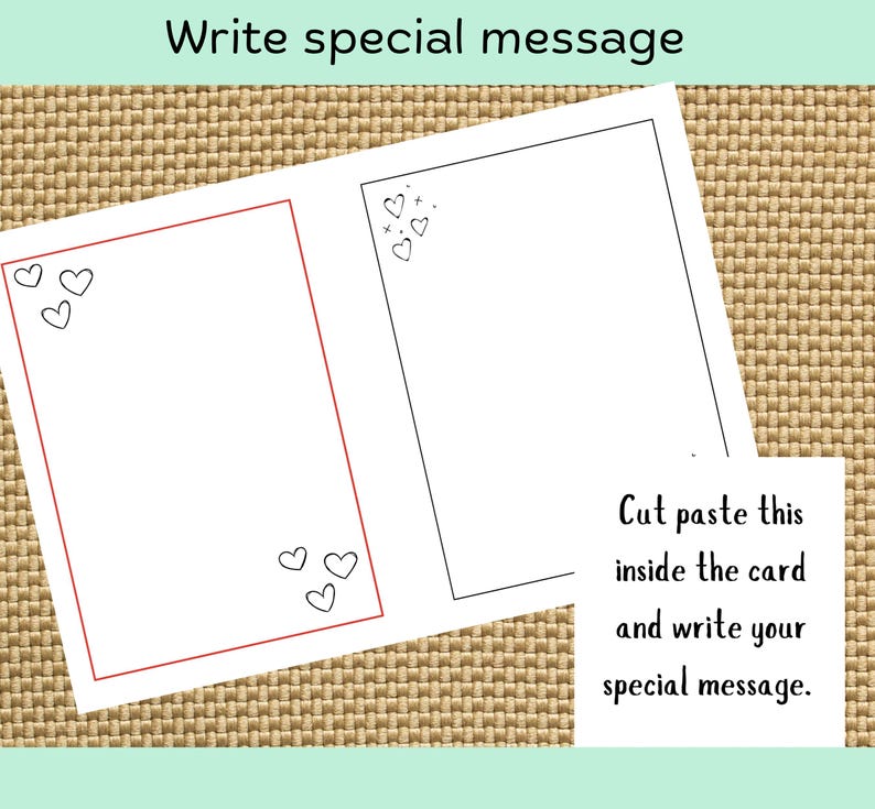 Printable Mother's/father's Day Card Craft: Umbrella Design (PDF ...