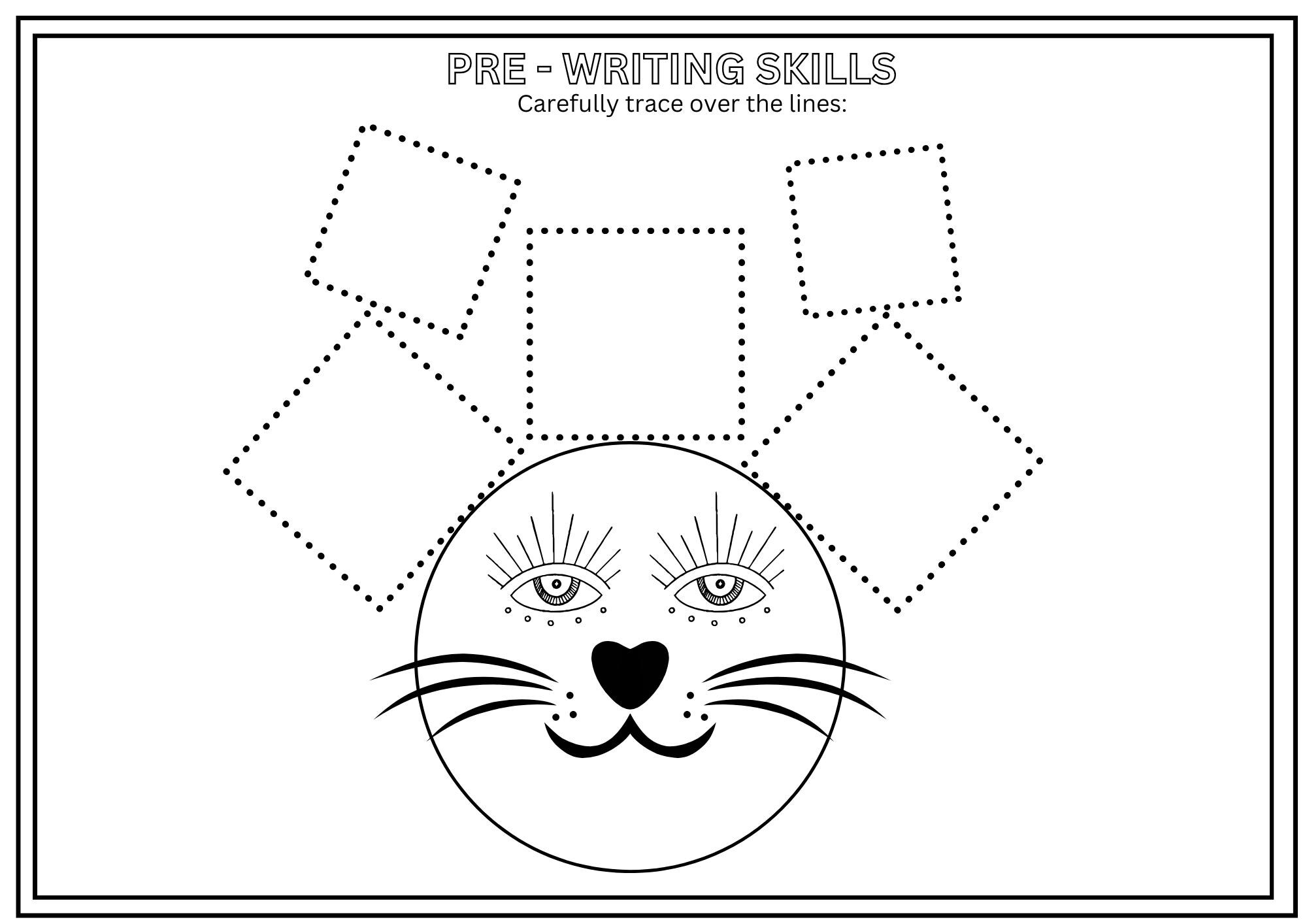 Preschool Tracing, Pre-writing Skills, Educational Activity Book ...