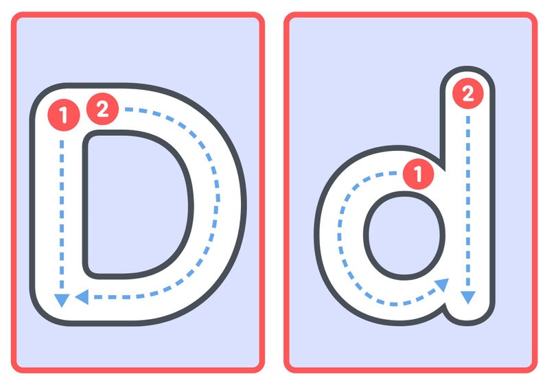 Large Alphabet Tracing Practice Sheets for Kids | Daily Letter ...