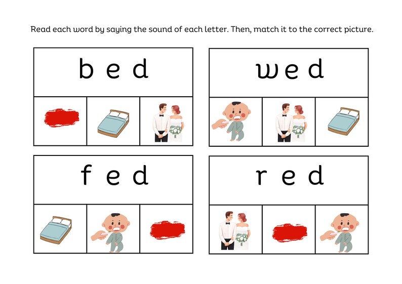 CVC Words Flash Cards Printable, CVC Words With Sound Buttons,learn to ...