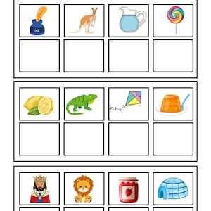 Phonics Beginning Sound Worksheets, Initial Sound Phonics Practice ...