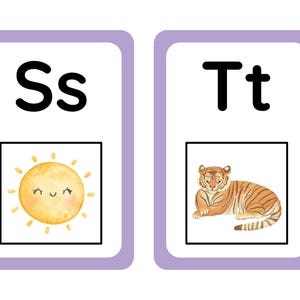 Phonics Alphabet Flashcards, Phonics Flashcards, Kids Alphabet Cards ...