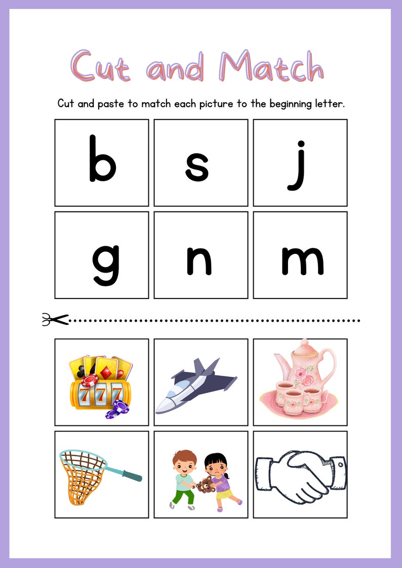 Preschool Alphabet Letter Sounds, Beginning Sound, Phonics Activities ...