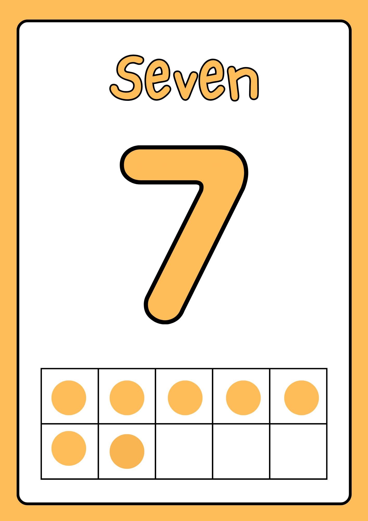 Number Flashcards: Ten Frame Cards 1-10 (printable) - Etsy