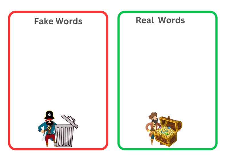 CVC Words Treasure Hunt: Phonics Reading Game (digital Download) - Etsy