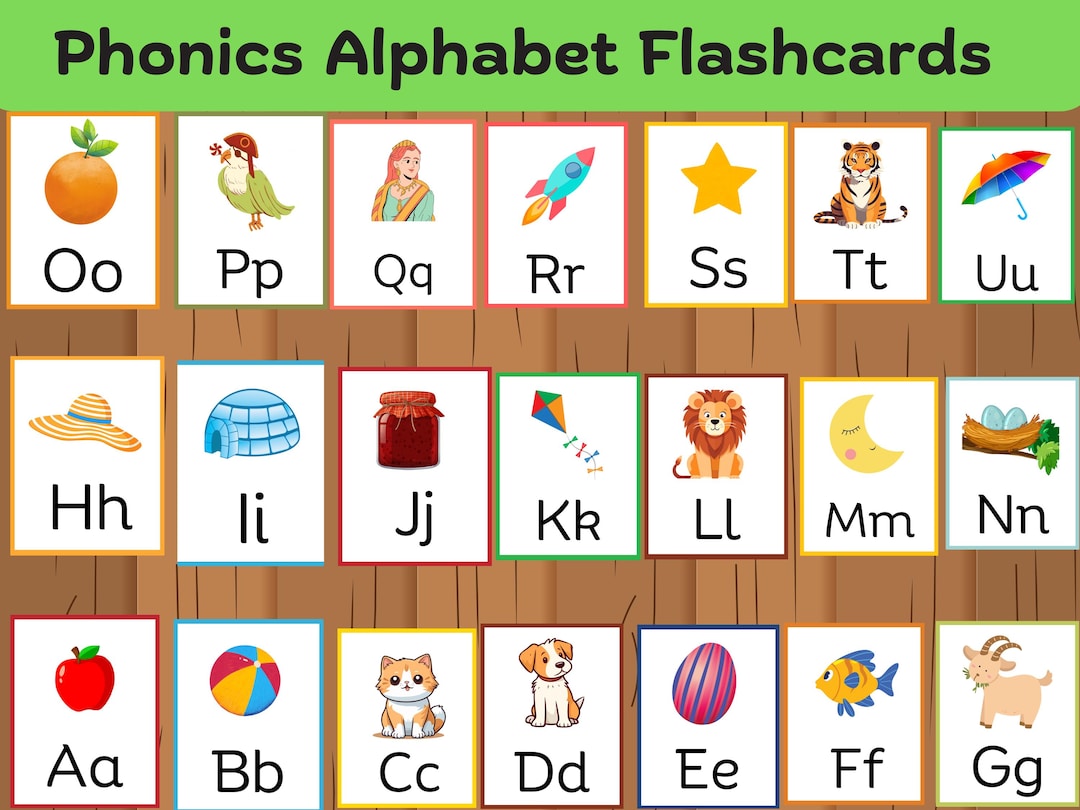 Alphabet Flash Cards! Alphabet Posters Classroom Posters Homeschooling ...