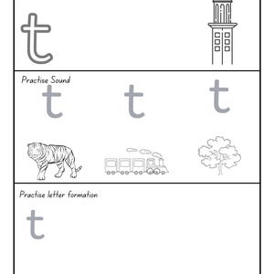 Phonics Letter Practice Phonics Worksheets for Kids Letter Formation ...
