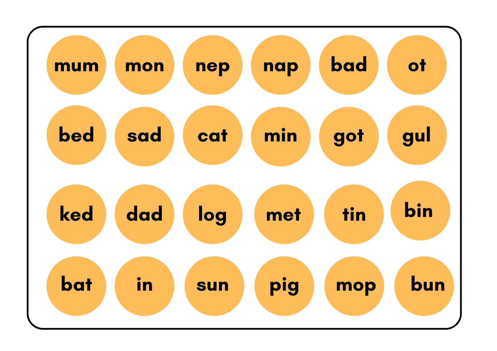 CVC Words Treasure Hunt Phonics Reading Three Letter Words Phonics ...