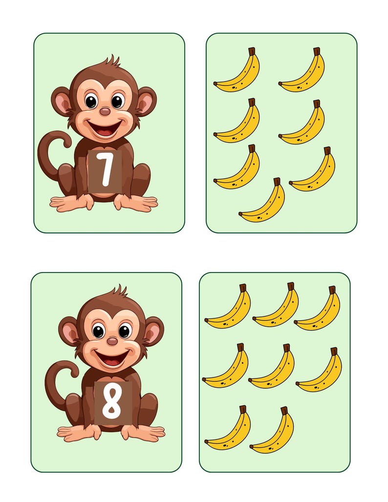 1-20 Number Flashcards, Number Tracing, Number Matching Cards, Pre ...