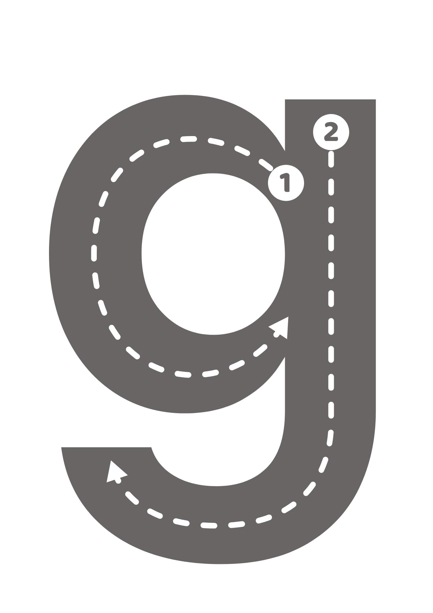 Alphabet Road Tracing Worksheets: Car-themed Letter Formation (PDF ...
