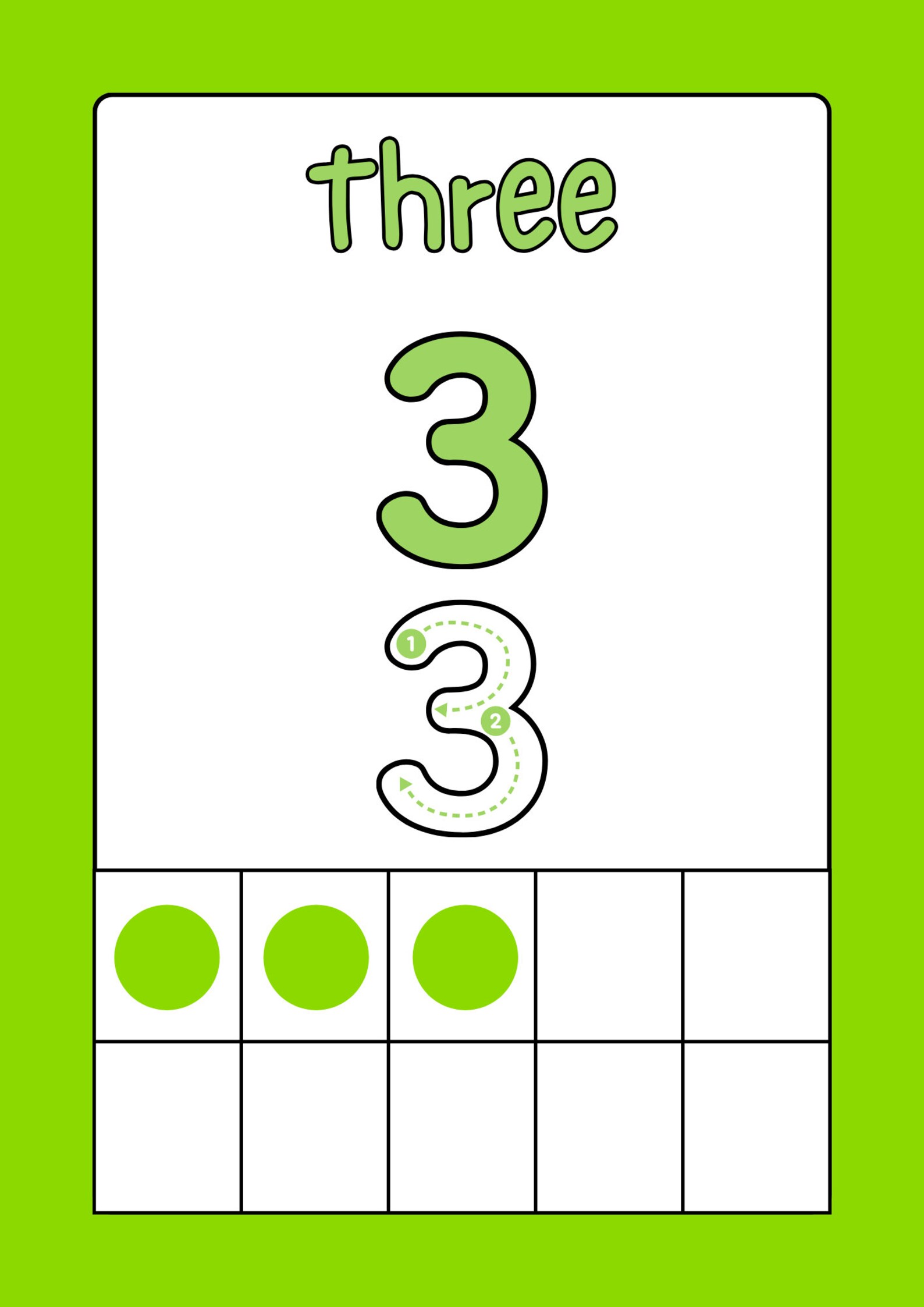 10 Number Frames Flashcards Counting Cards, Ten Frames, Printable ...