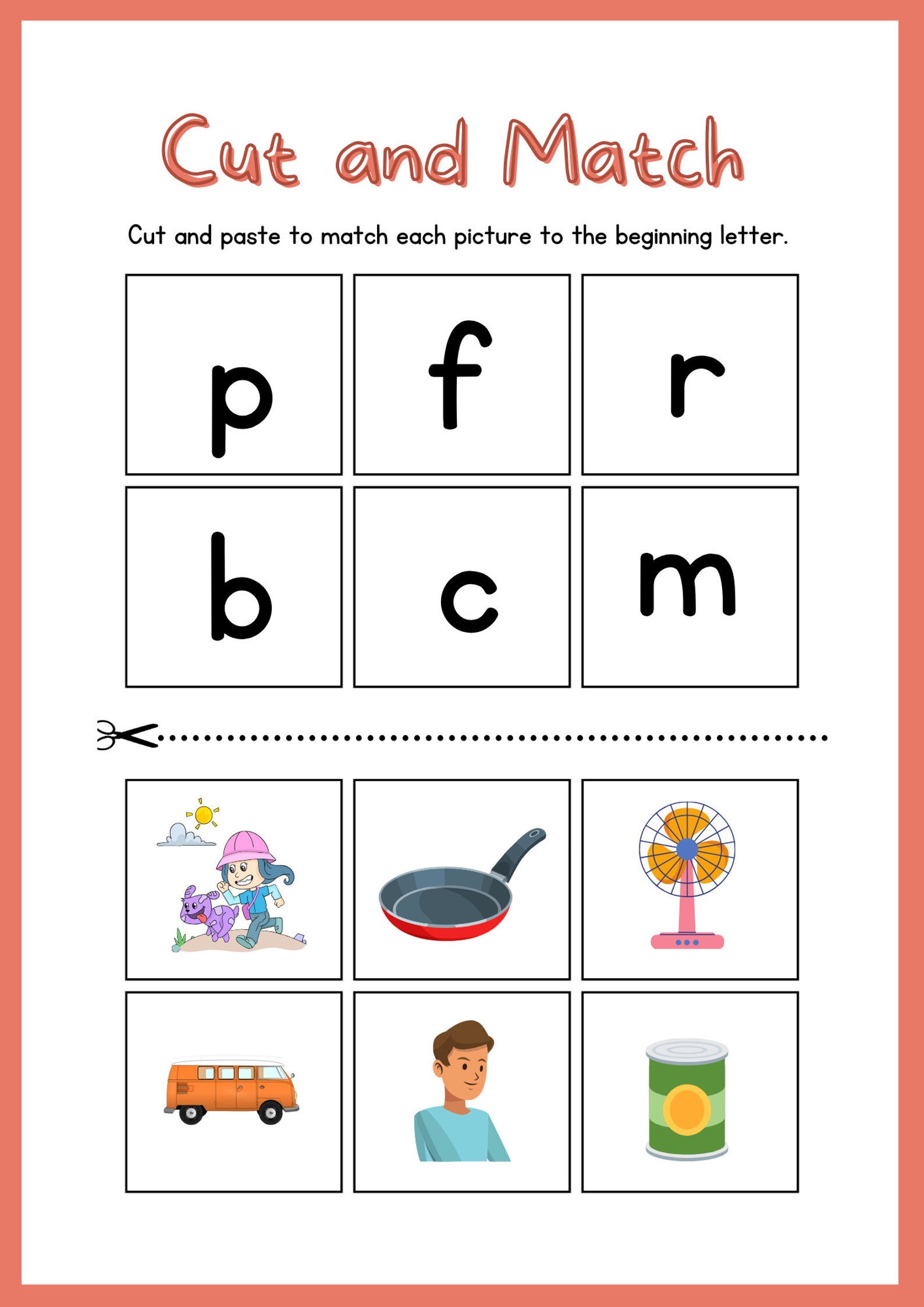 Preschool Alphabet Letter Sounds, Beginning Sound, Phonics Activities ...