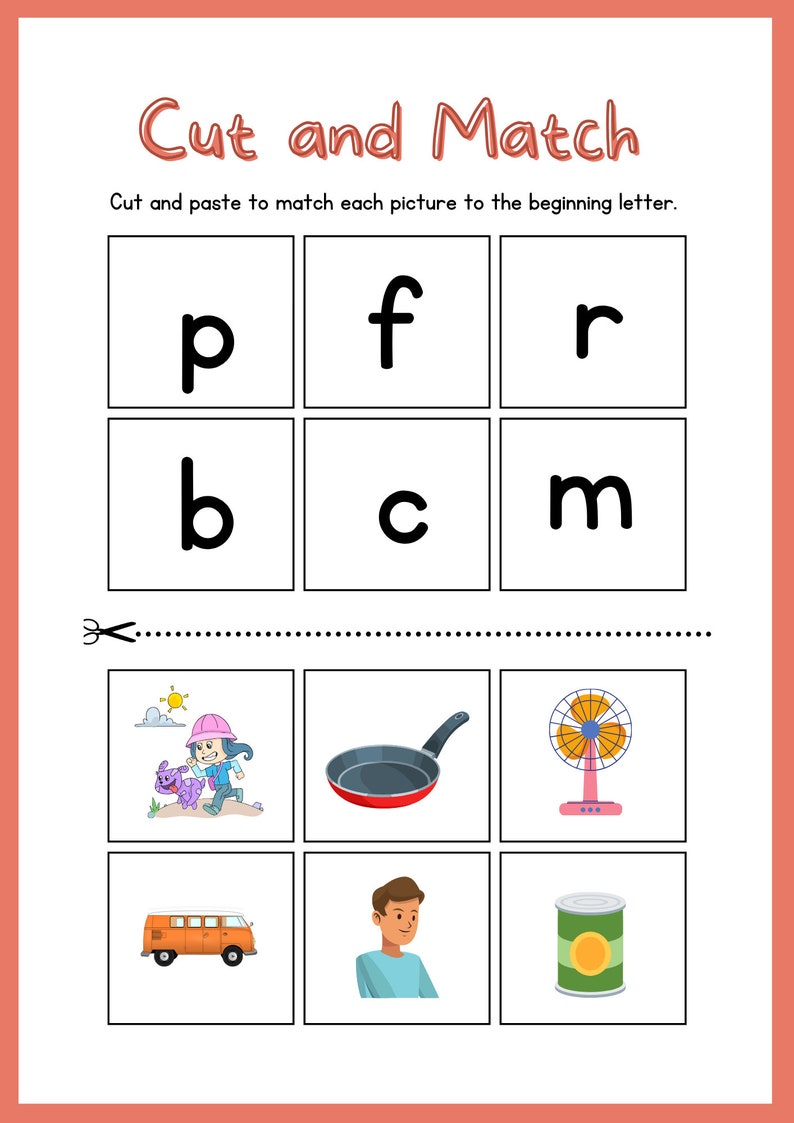 Preschool Alphabet Letter Sounds, Beginning Sound, Phonics Activities ...