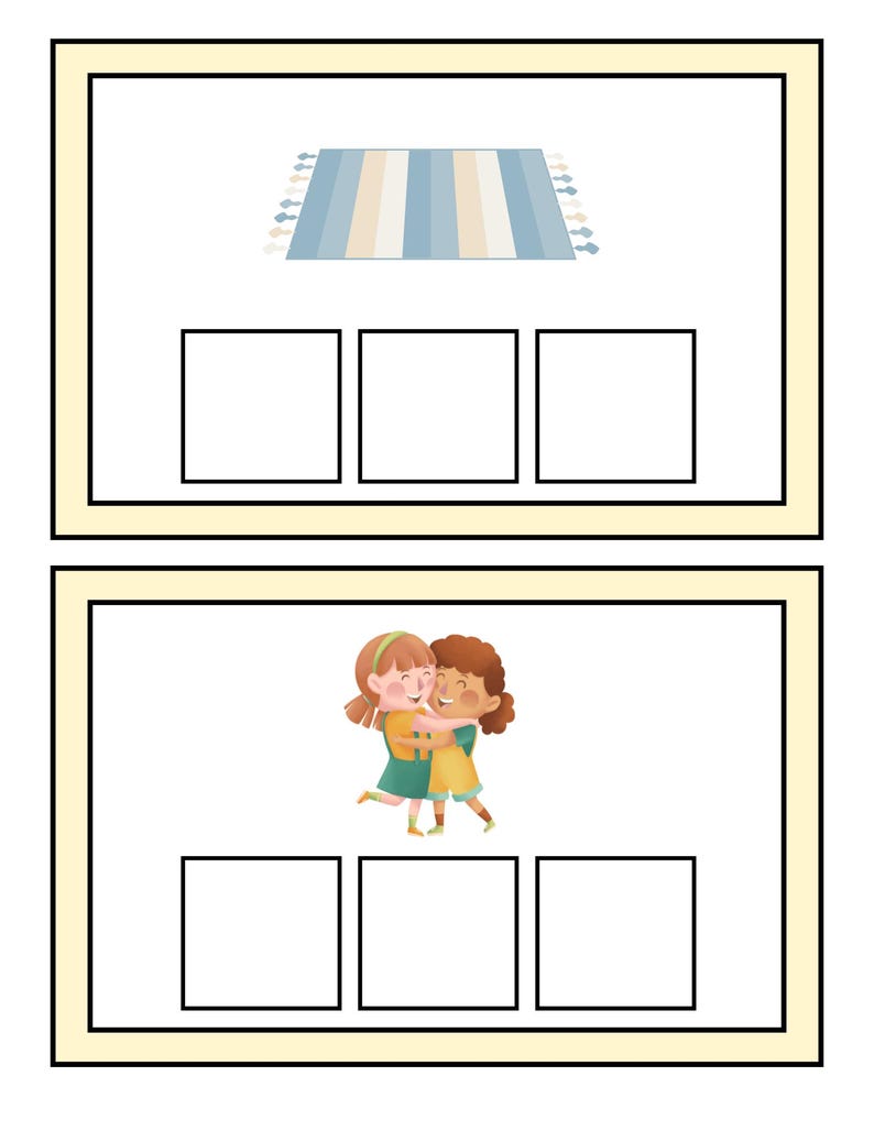 Phonics CVC Word Flashcards Three Letter Words Cards, Learning to Read ...