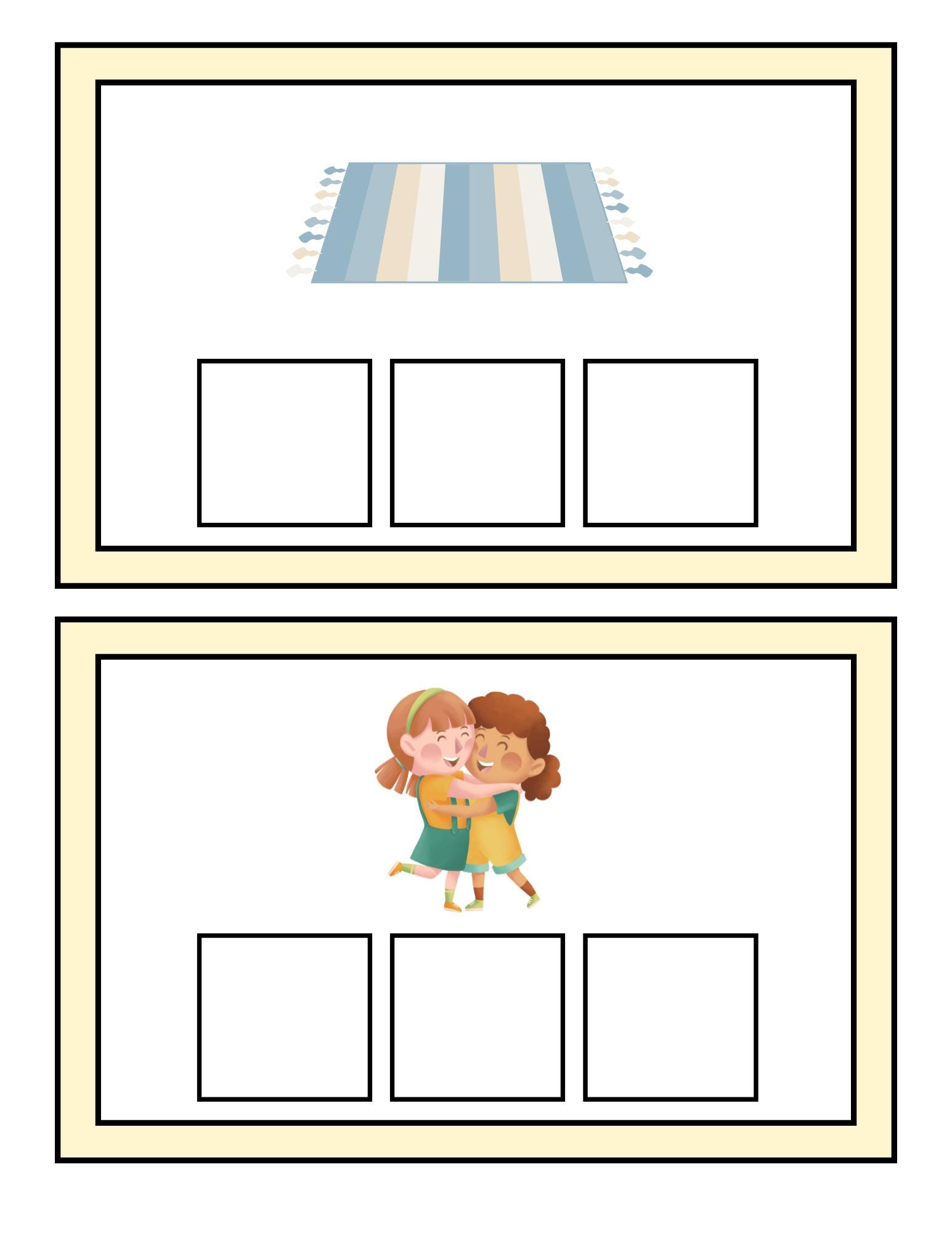 Phonics CVC Word Flashcards Three Letter Words Cards, Learning to Read ...