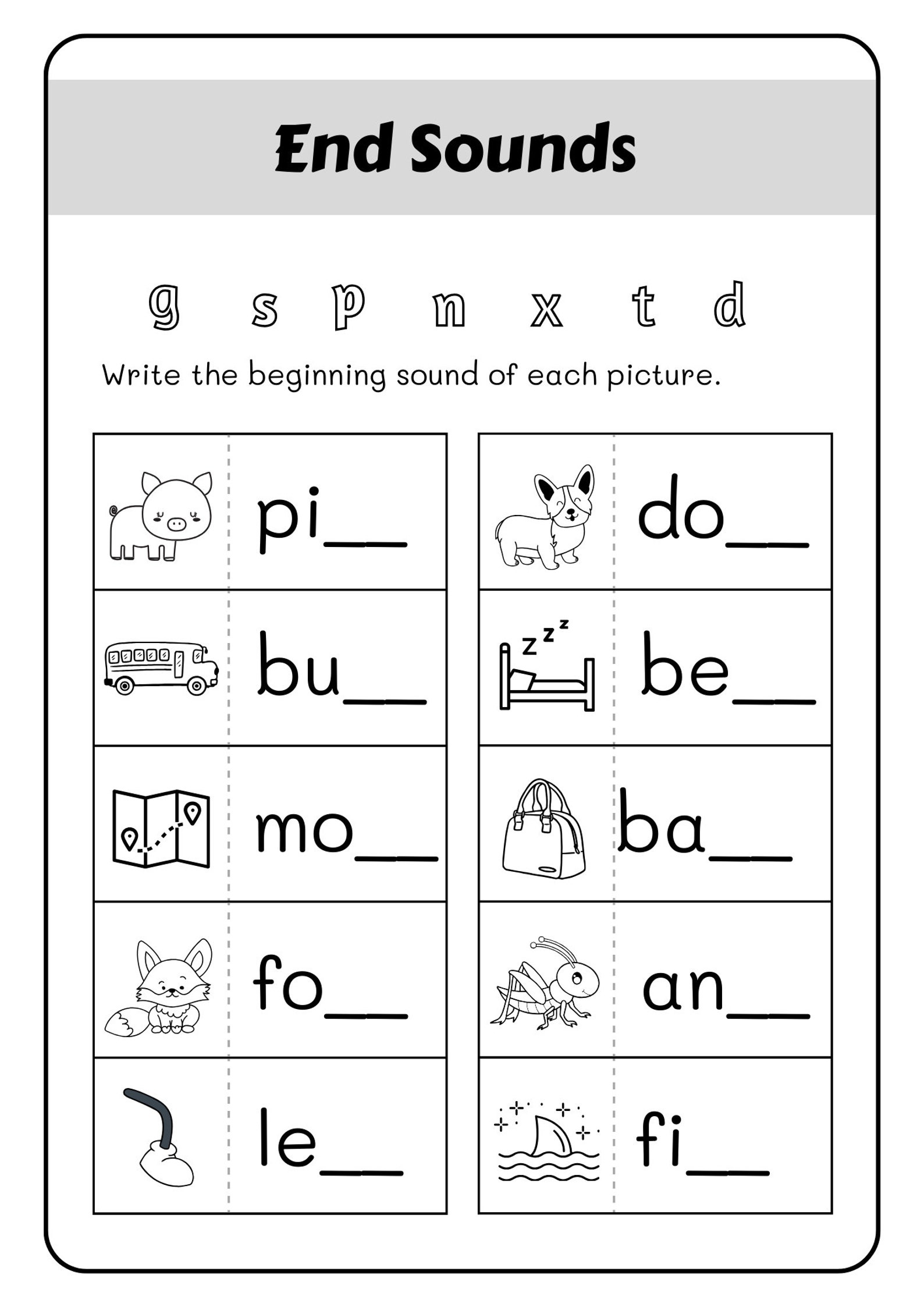 EYFS Phonics, CVC Words Worksheets Printable, Learn to Read, Phonics ...