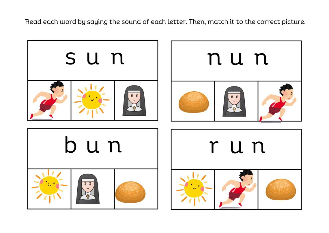 CVC Words Flash Cards Printable, CVC Words With Sound Buttons,learn to ...