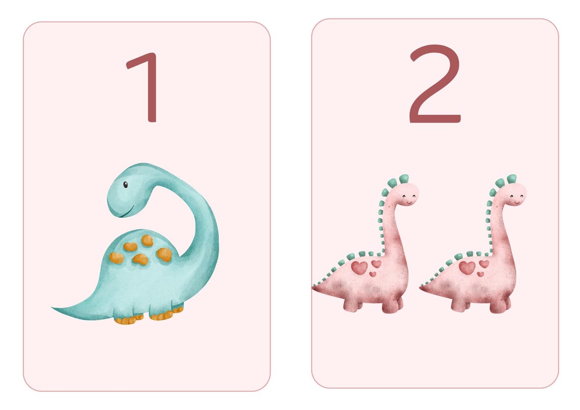 Number Flashcards, Number Recognition Cards, Kids Counting Flashcards ...