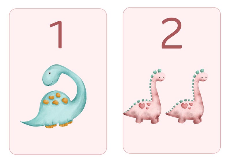 Number Flashcards, Number Recognition Cards, Kids Counting Flashcards ...