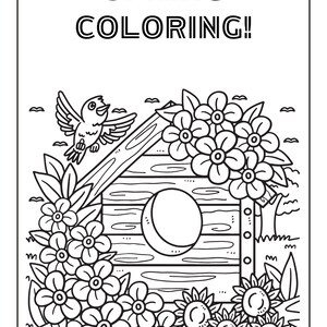 Spring Color Activity Page, Classroom Activity Sheet Kindergarten ...