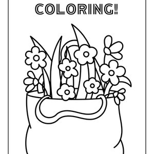 Spring Color Activity Page, Classroom Activity Sheet Kindergarten ...