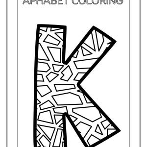 Alphabet Tracing, Alphabet Coloring Pages, Letter Recognition, Pre ...