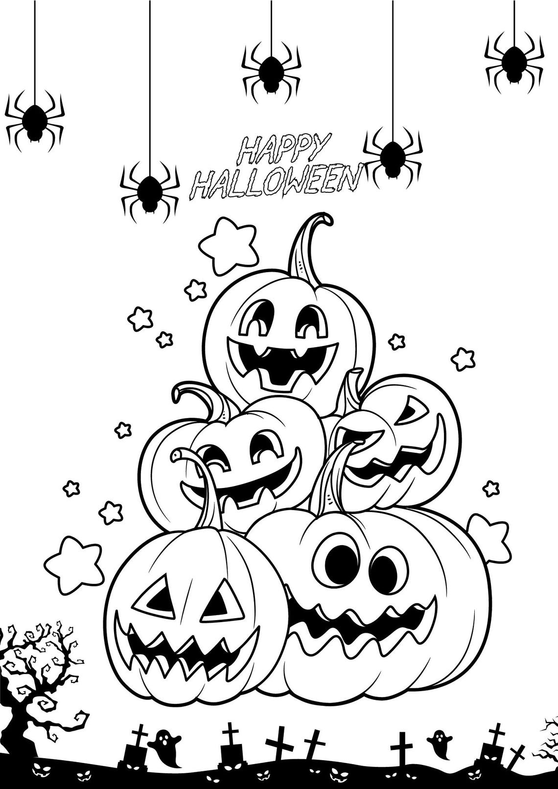 Kids Halloween Coloring Sheets, Halloween Printables, Halloween ...