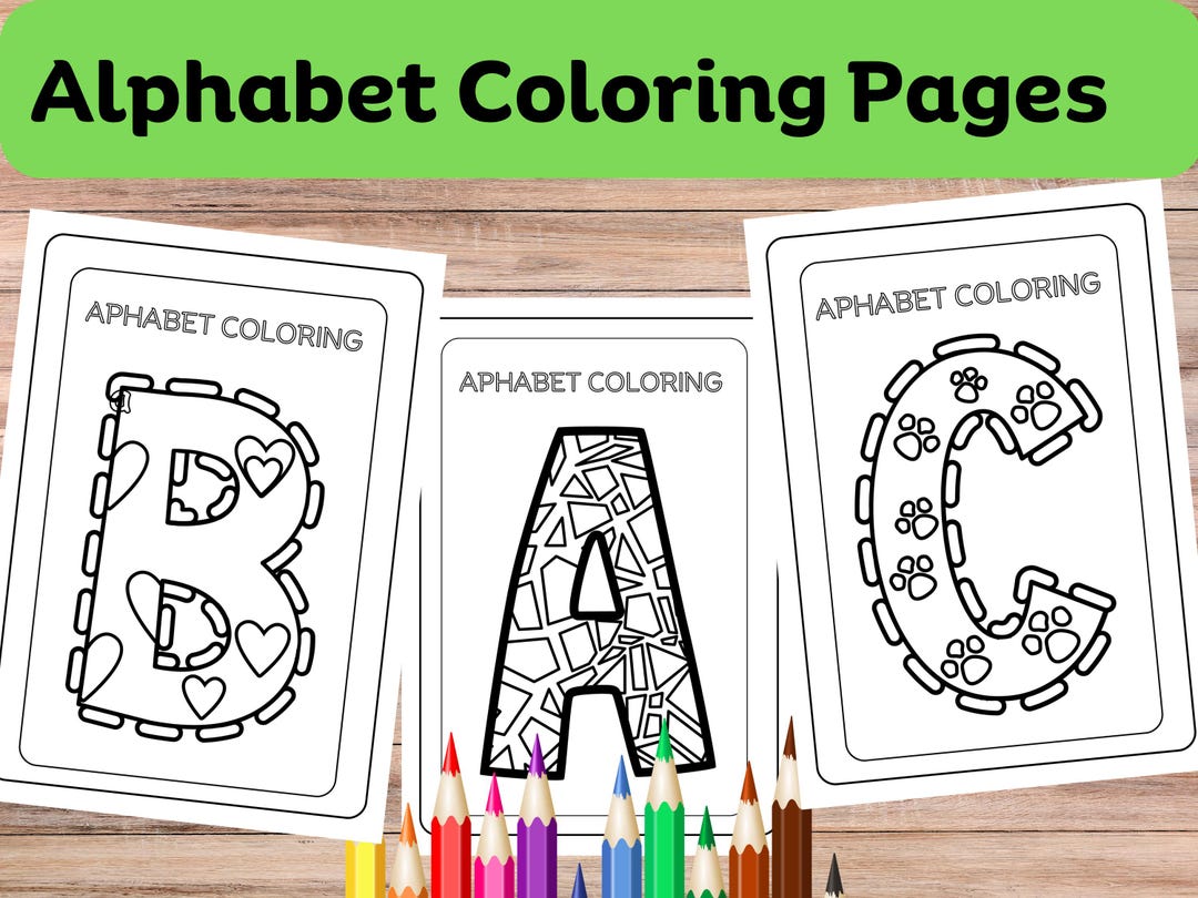 Alphabet Tracing, Alphabet Coloring Pages, Letter Recognition, Pre ...