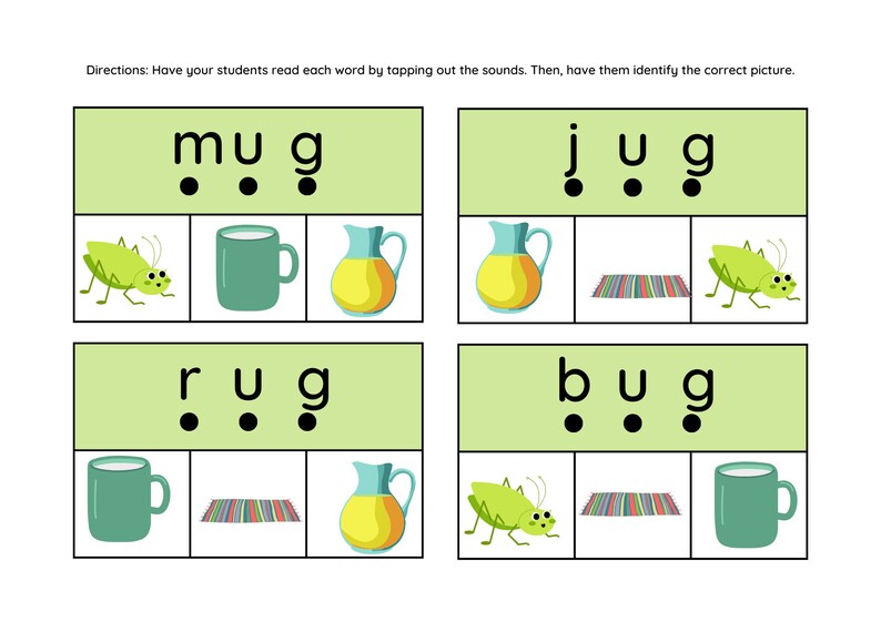 Phonics Bundle , Phonics Reading Three Letter Words, Phonics Homeschool ...
