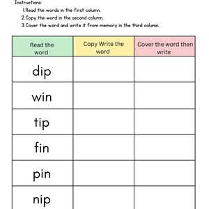 Phonics 3 Letter Word Cards, Phonics Mat, Phonics Notebook, Phonics ...