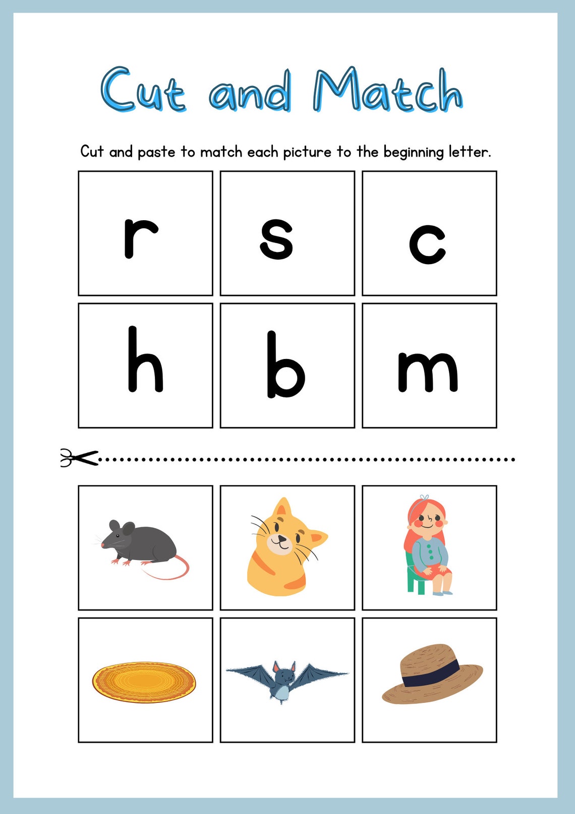 Preschool Alphabet Letter Sounds, Beginning Sound, Phonics Activities ...