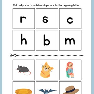Preschool Alphabet Letter Sounds, Beginning Sound, Phonics Activities ...