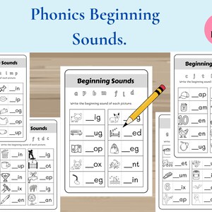 Phonics Bundle , Phonics Reading Three Letter Words, Phonics Homeschool ...