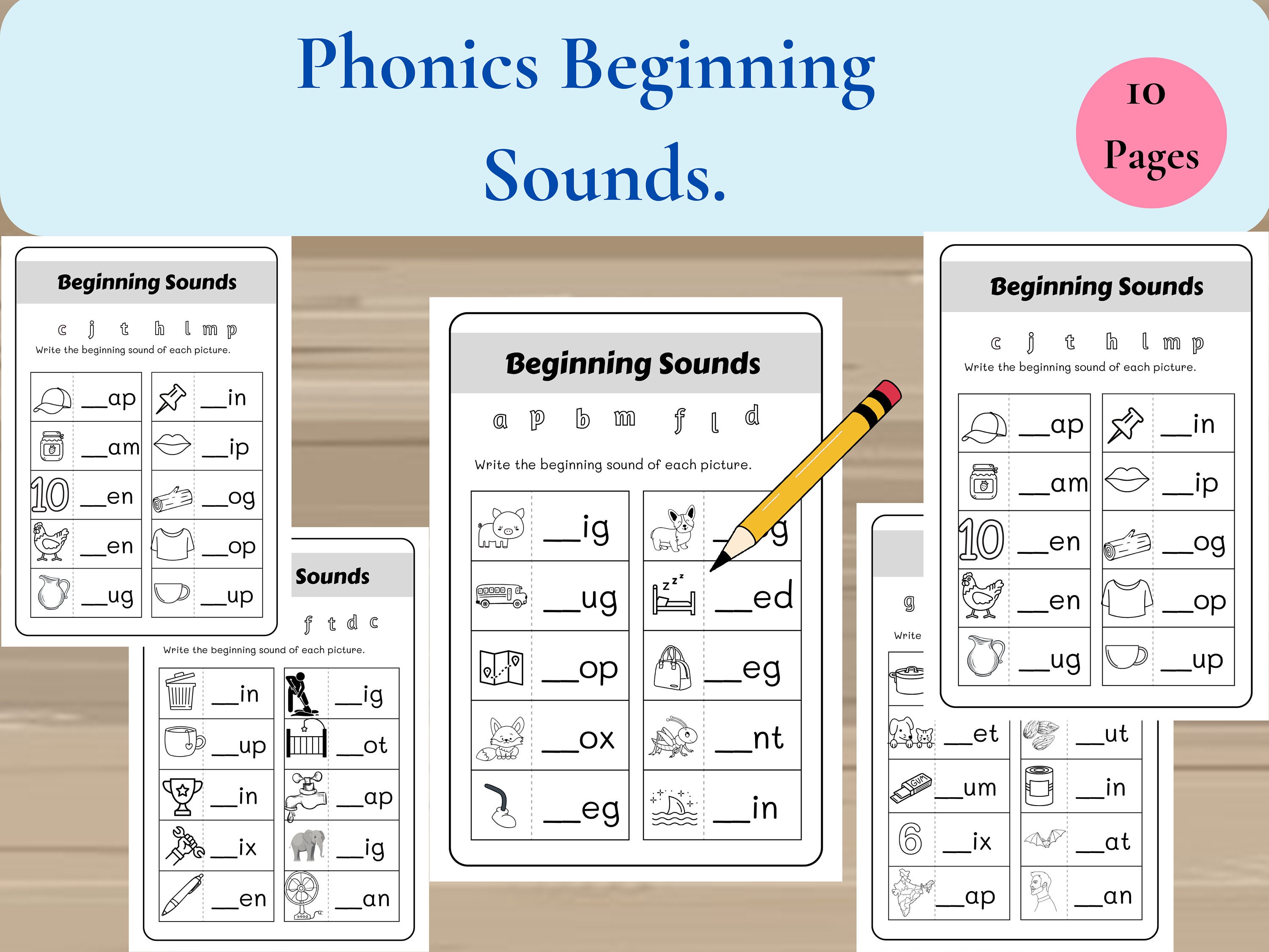 Phonics Bundle , Phonics Reading Three Letter Words, Phonics Homeschool ...