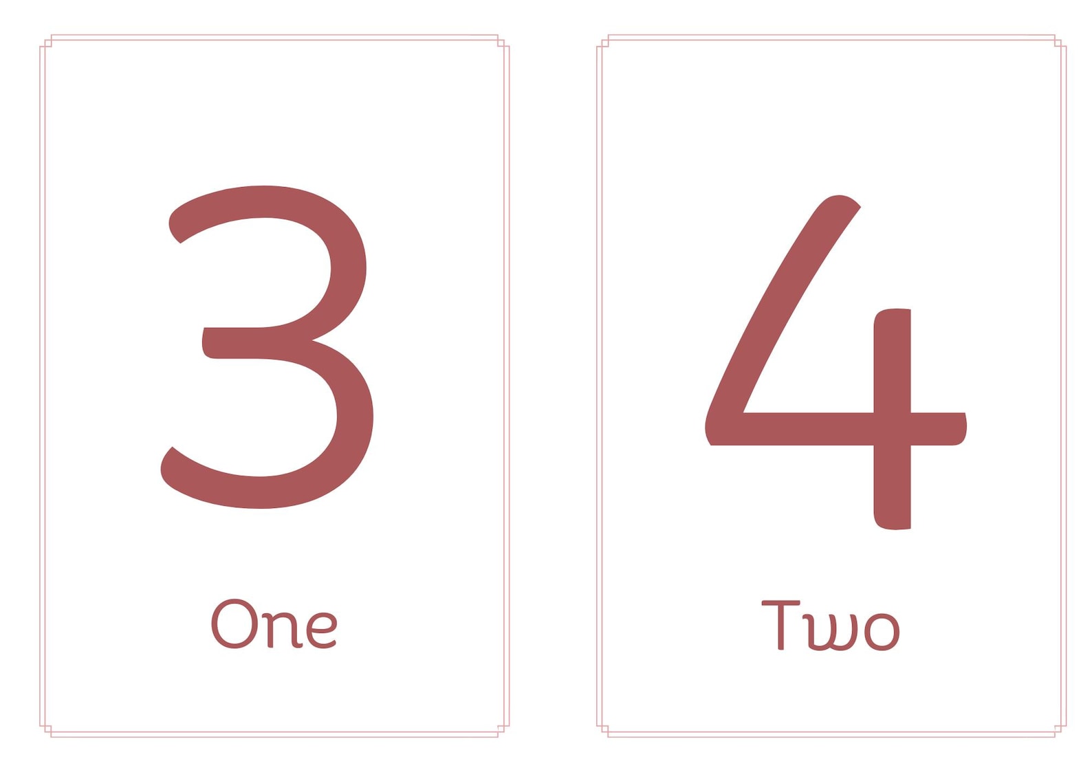 Number Flashcards, Number Recognition Cards, Kids Counting Flashcards ...