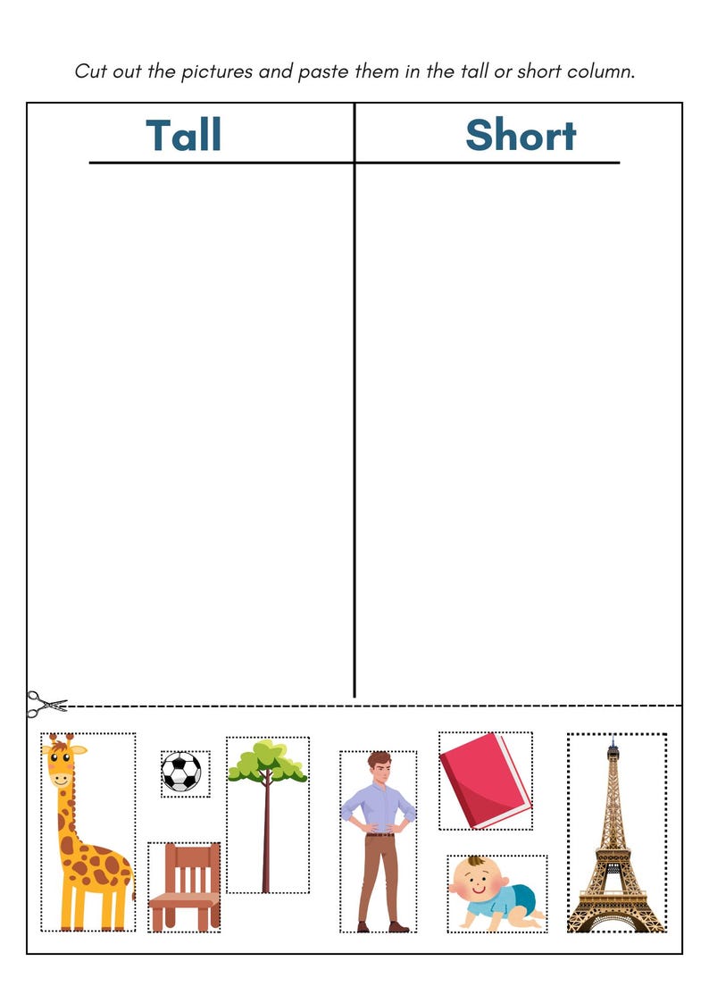 Cut and Paste Activities for Preschool | 6 Printable Worksheets for ...