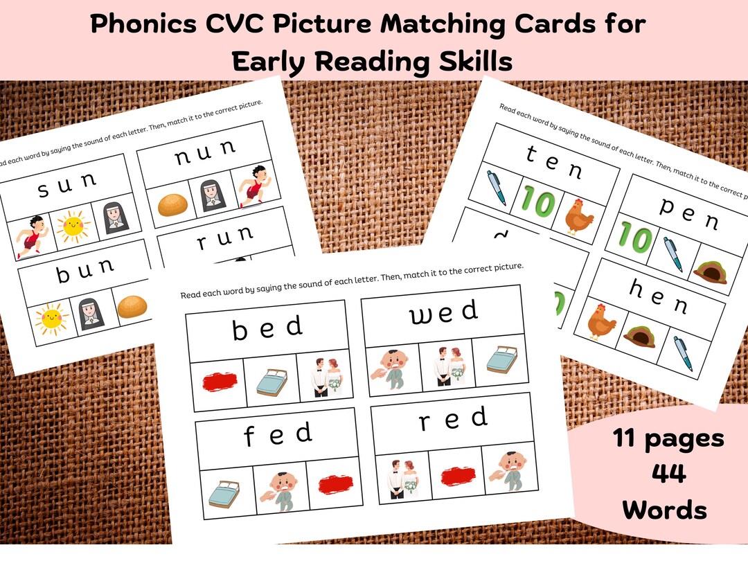 CVC Words Flash Cards Printable, CVC Words With Sound Buttons,learn to ...