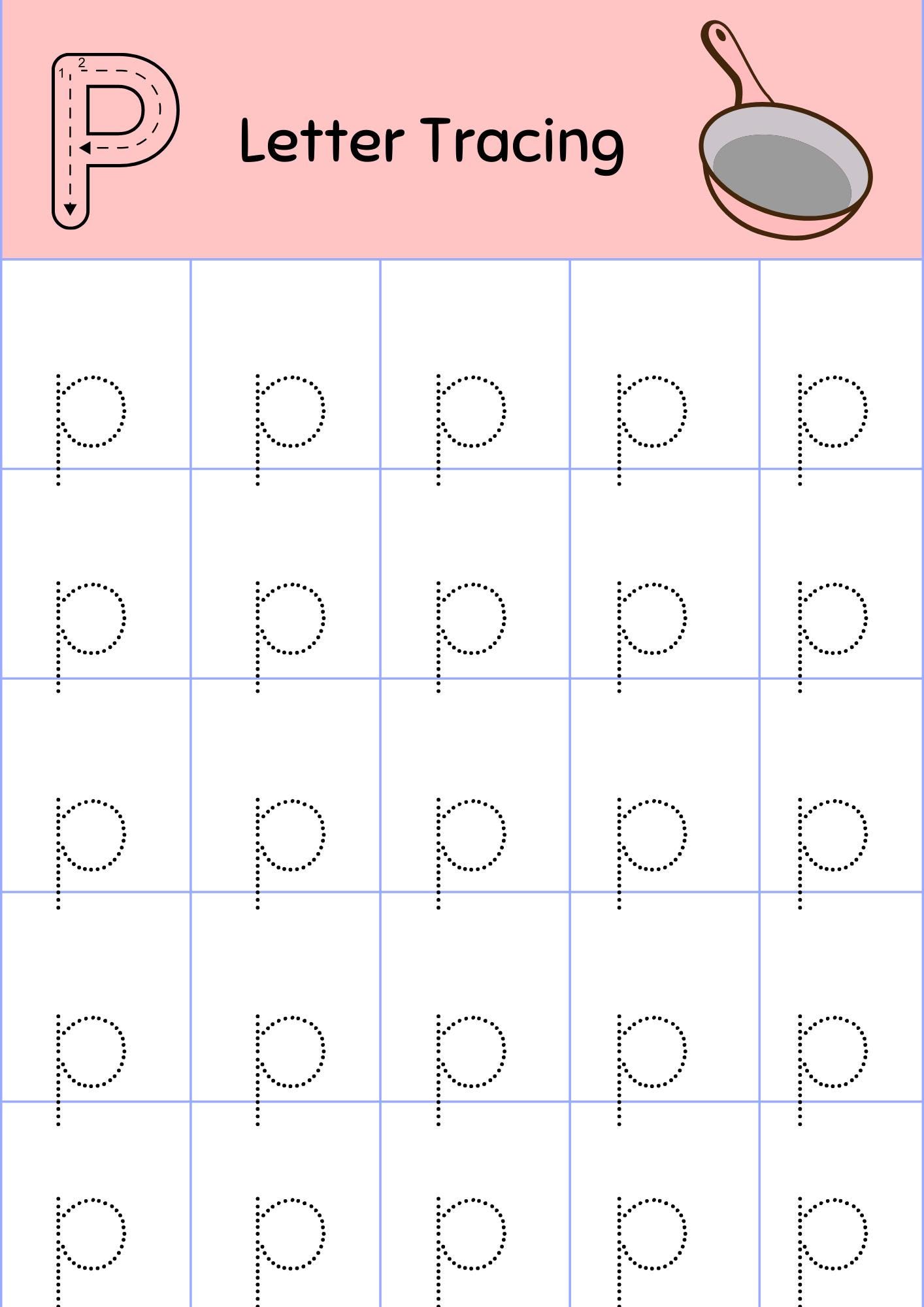 Phonics Lowercase Alphabet Tracing Sheets Kids Educational Tracing ...