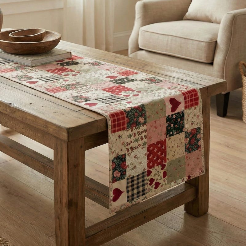 Pink Patchwork Garland - Etsy