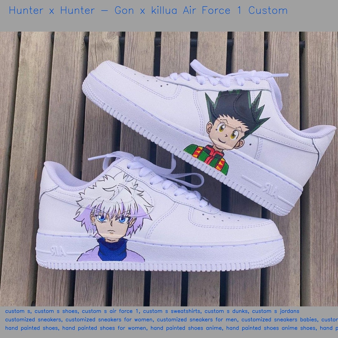 Hunter X Hunter Gon X Killua AF1 Customized Gift Limited - Etsy