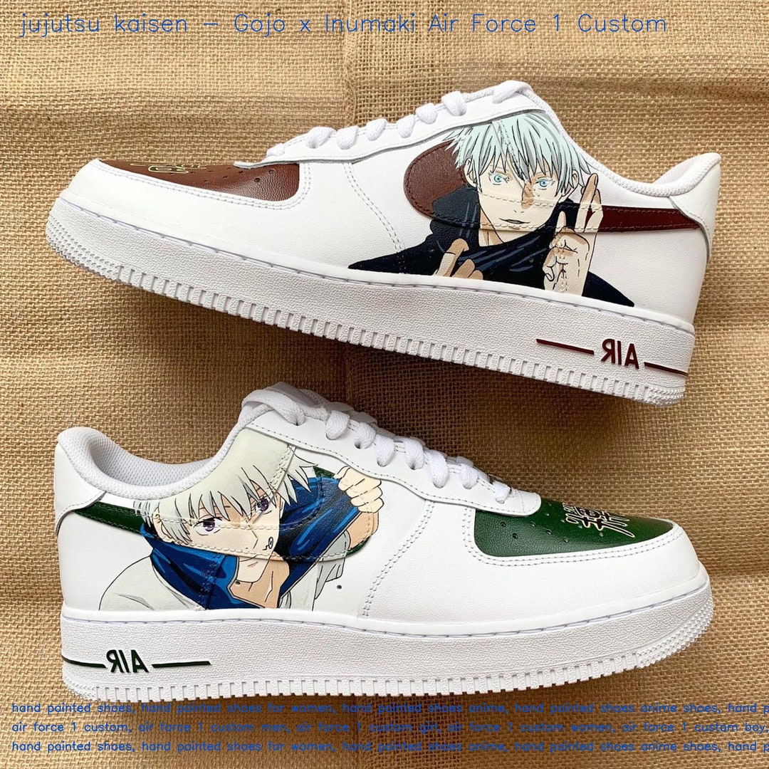 Jujutsu Kaisen Gojo X Inumaki Air Force 1 Custom Limited - Etsy Australia