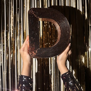 Disco Ball Letters, Disco Party Decor, Couple Name Initial Letters ...