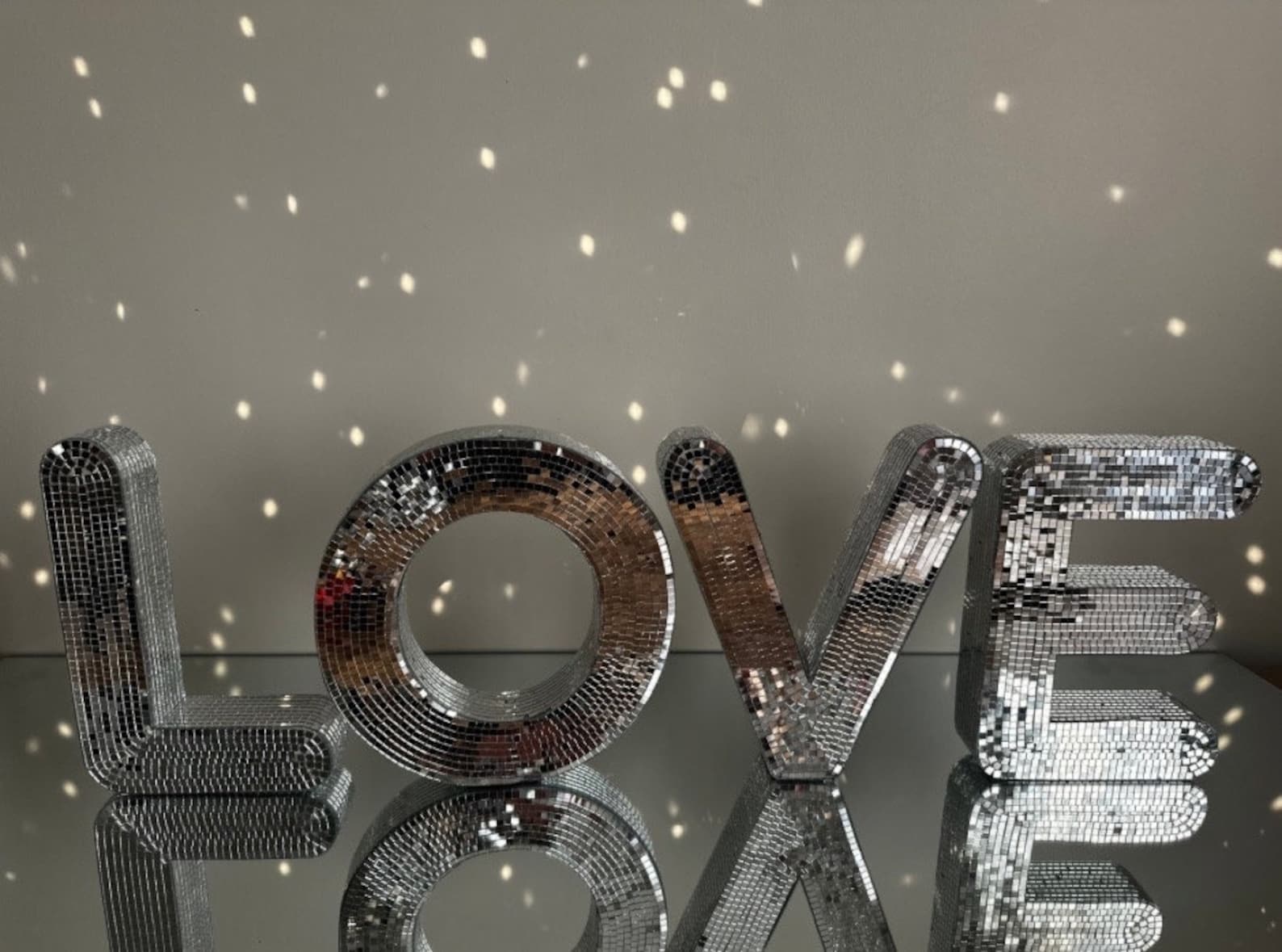 Disco Ball Letters – Custom Mirror Initials for Wedding & Party Decor ...