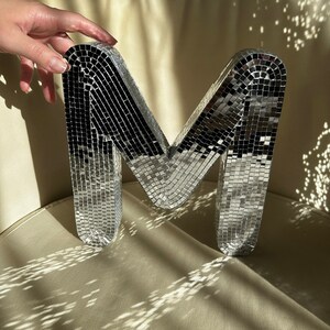 Disco Ball Letters, Disco Party Decor, Couple Name Initial Letters ...